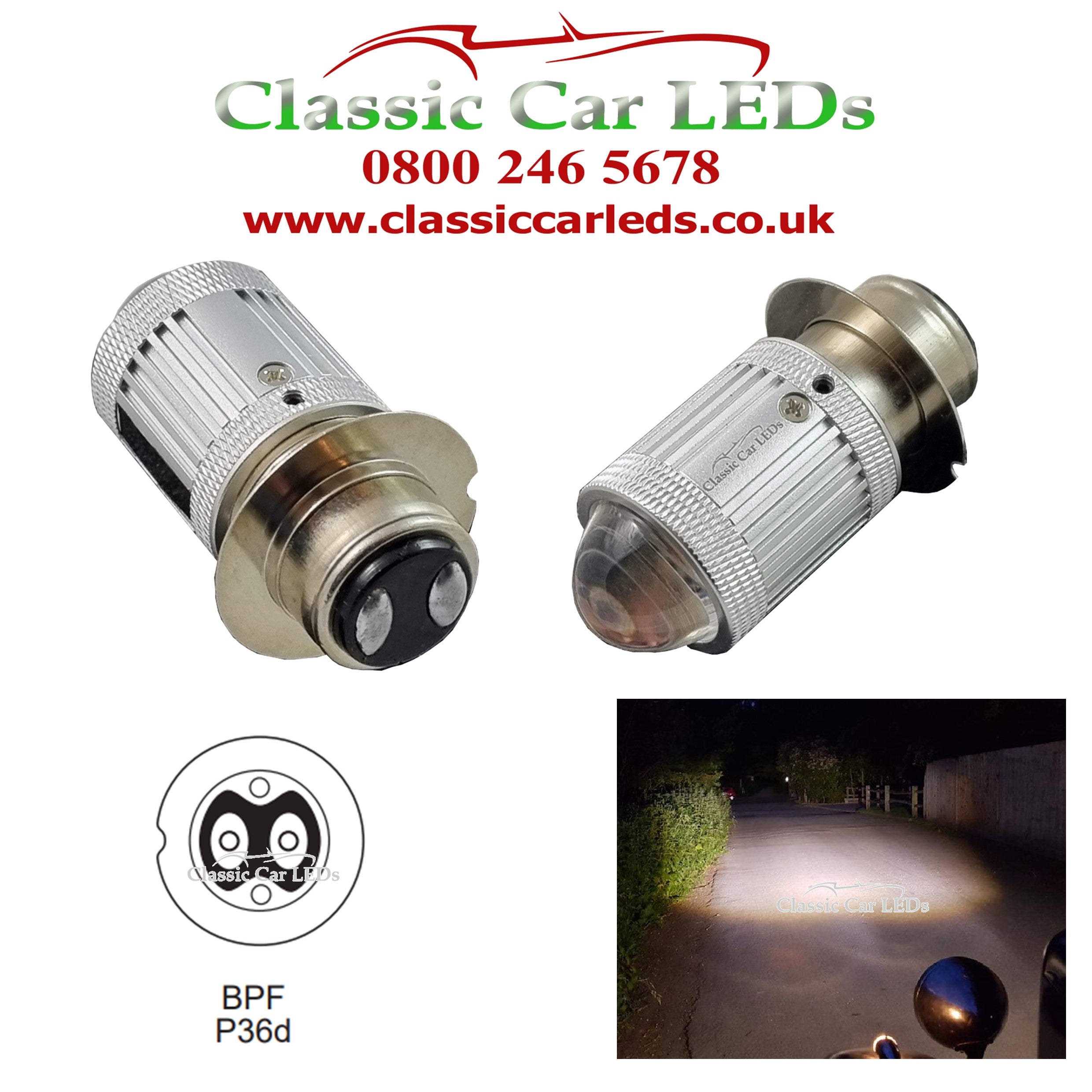 Classic and Pre-War Headlight LEDs – Classic Car LEDs Ltd