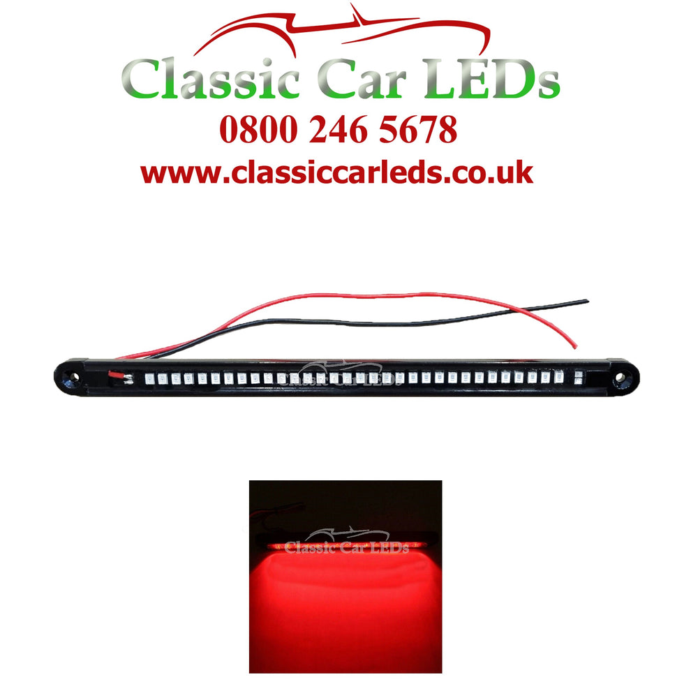 Bright Red LED Third / High Level Brake Light Classic Car, 6 Volt and ...