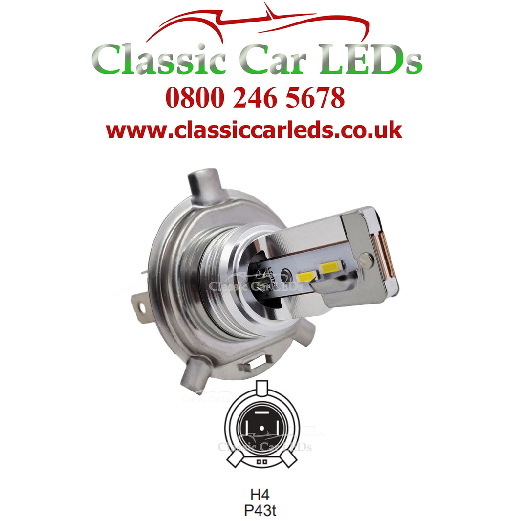 6 Volt LED Bulbs Collection Positive and Negative Earth – Classic Car ...