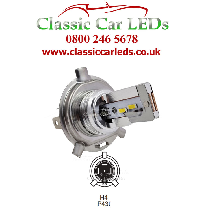 6 Volt LED Bulbs Collection Positive and Negative Earth – Classic Car ...