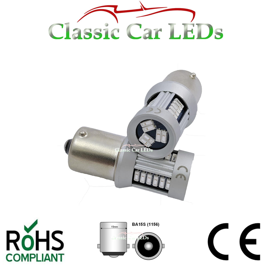 6 Volt LED Bulbs Collection Positive and Negative Earth – Classic Car ...