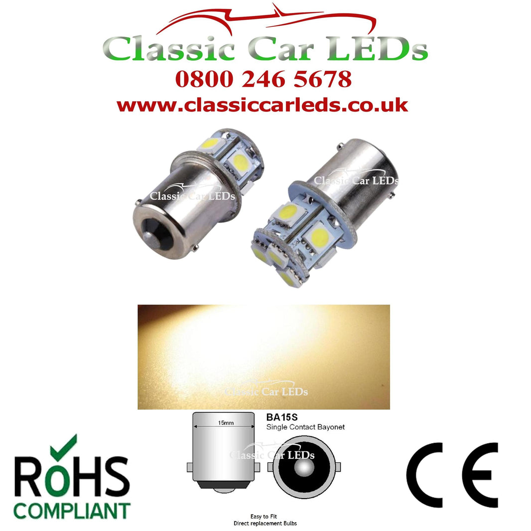 6 Volt LED Bulbs Collection Positive and Negative Earth – Classic Car ...